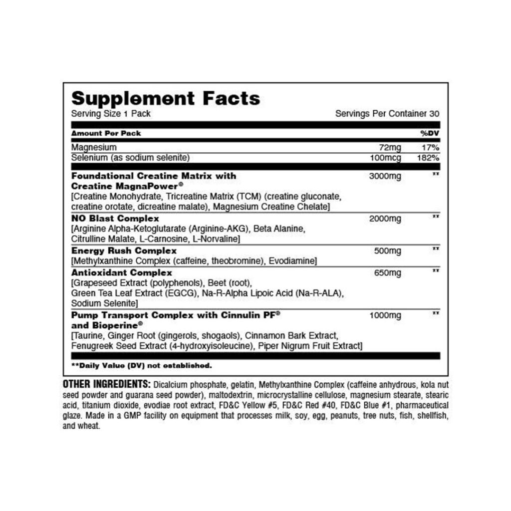 ANIMAL PUMP | Proglads Nutrition & Multivitamins